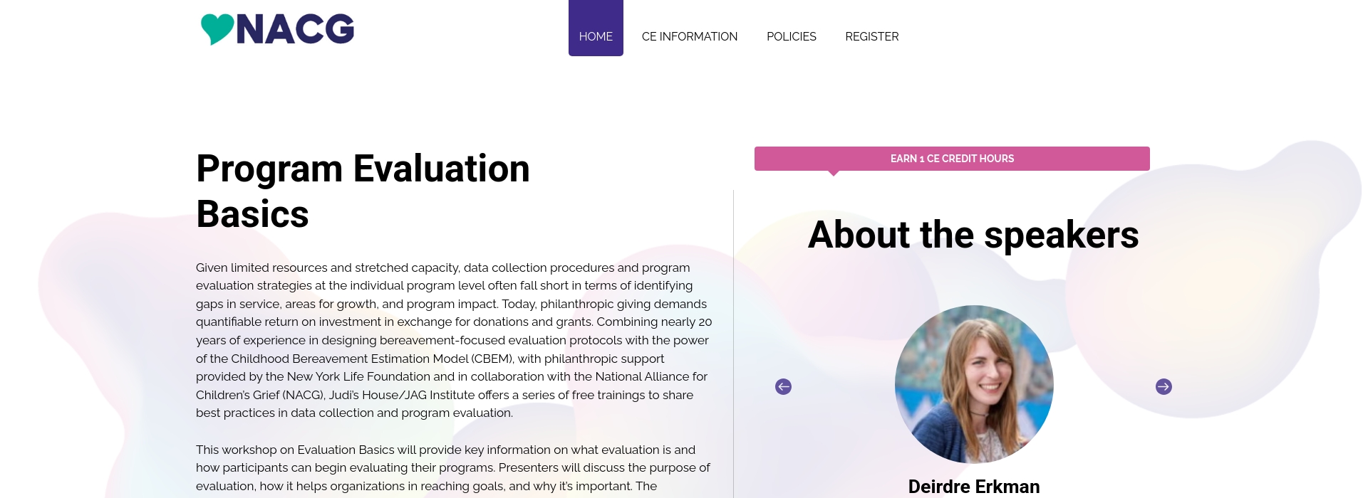 Program Evaluation Basics